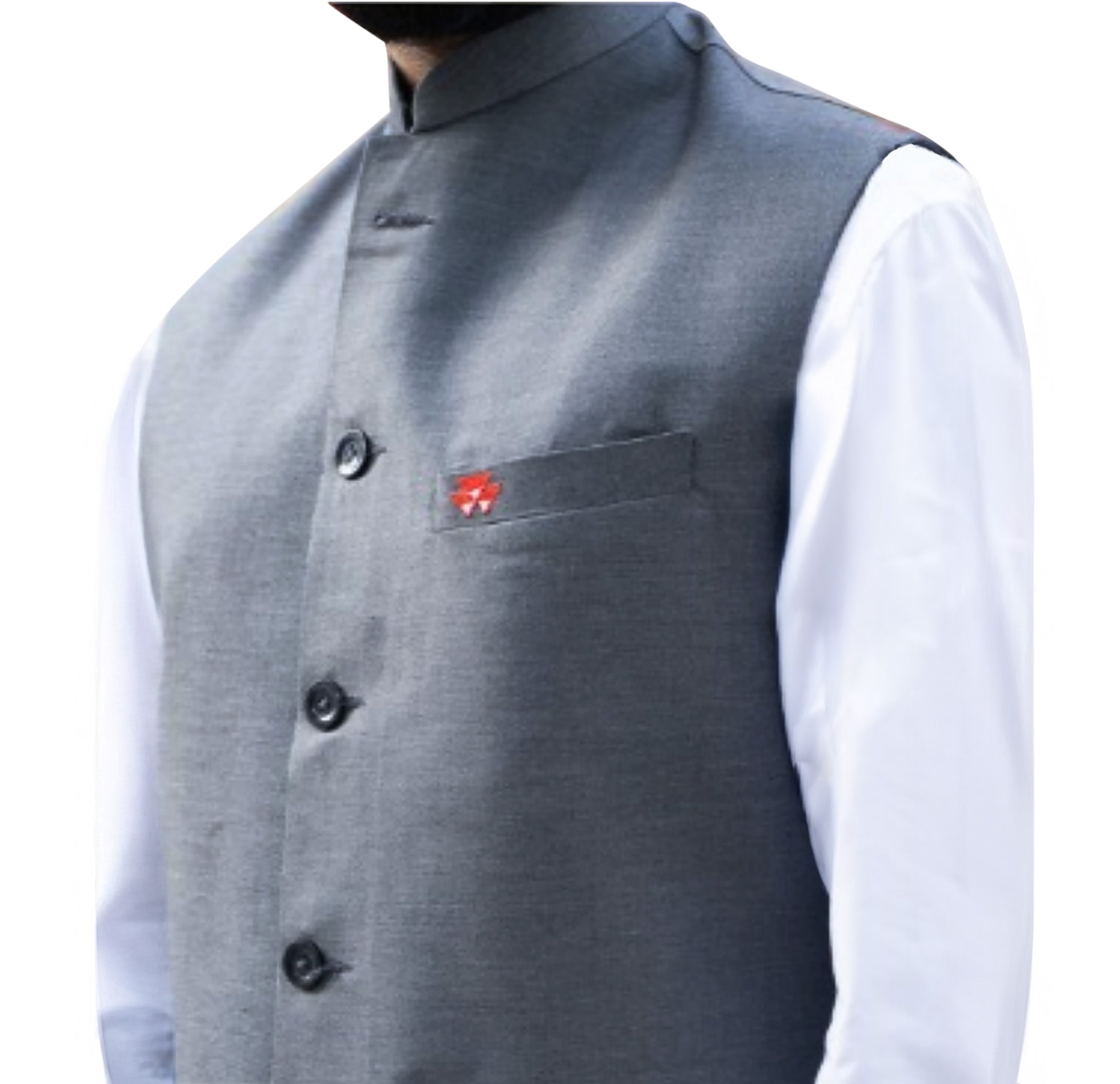 Grey Indian Formal Jacket - Made in India Merchandise